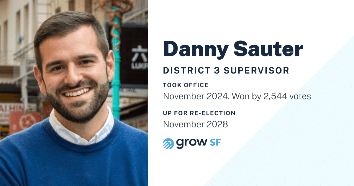 Supervisor, District 3: Danny Sauter | GrowSF.org