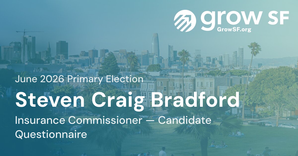 Steven Craig Bradford — Insurance Commissioner Candidate Questionnaire ...