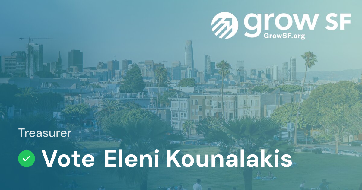 Treasurer — June 2026 Election | GrowSF.org